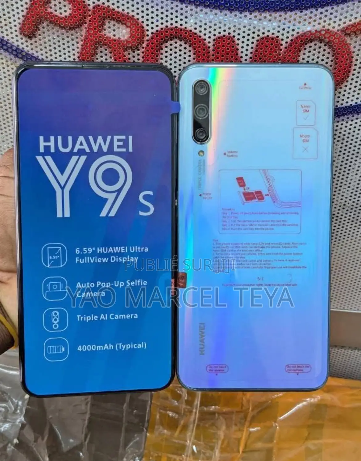 Huawei Y9s 128 GB Autre in Adjamé - Téléphones portables, Yao Marcel Teya | Jiji.co.ci