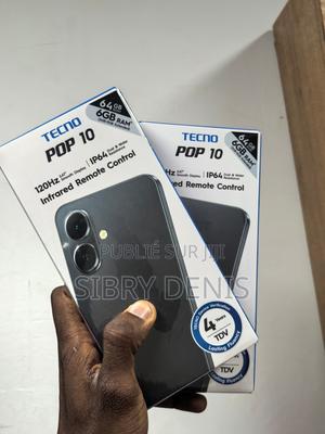 New Tecno Pop 10 64 GB Noir in Yopougon - Téléphones portables, Sibry ...